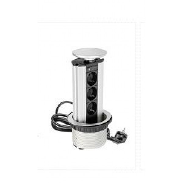 Priza blat incastrabila rotunda